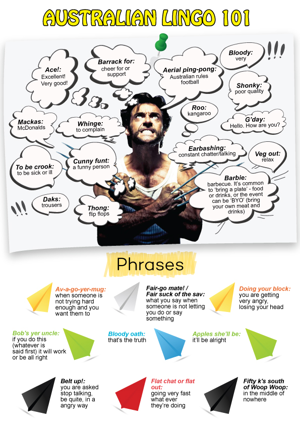 Aussie Language Education 101: Slangs & Sentences
